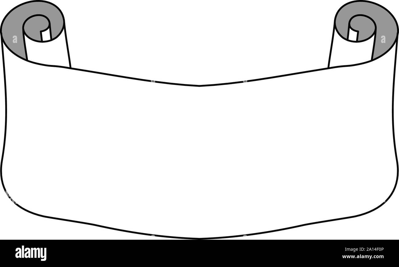 This is a illustration of Paper Title scroll Stock Vector Image & Art ...