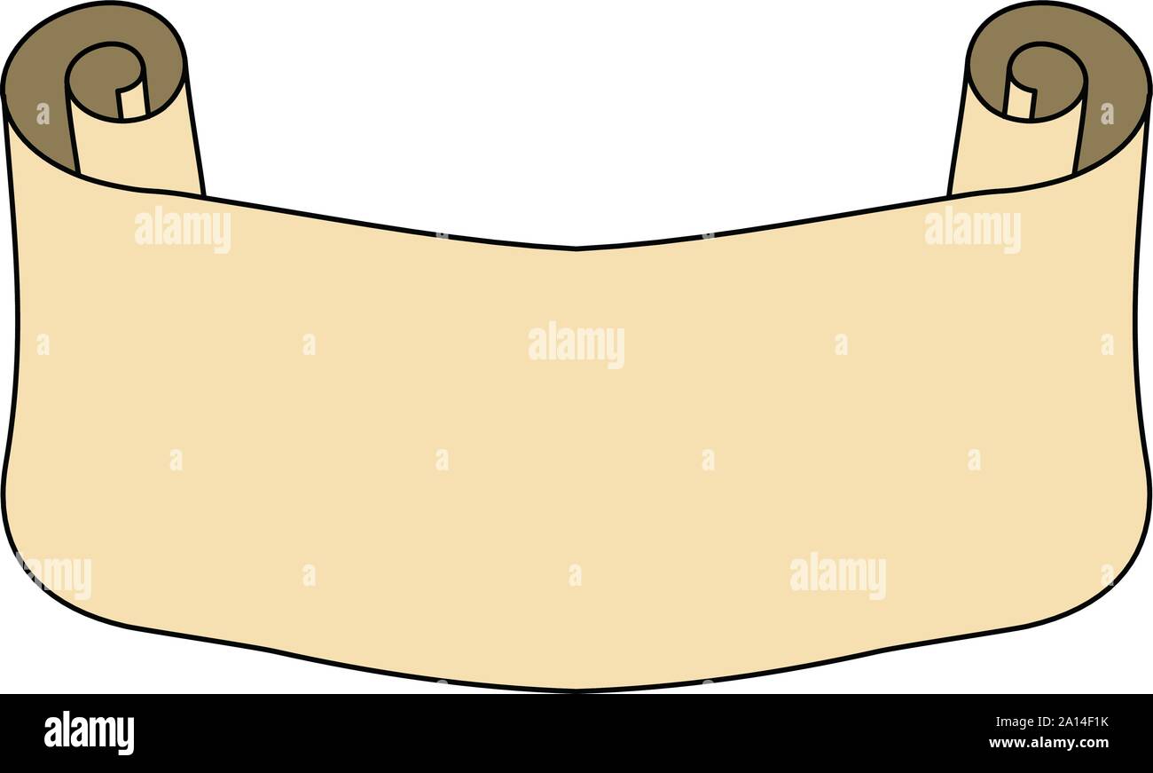 This is a illustration of Paper Title scroll Stock Vector Image & Art ...