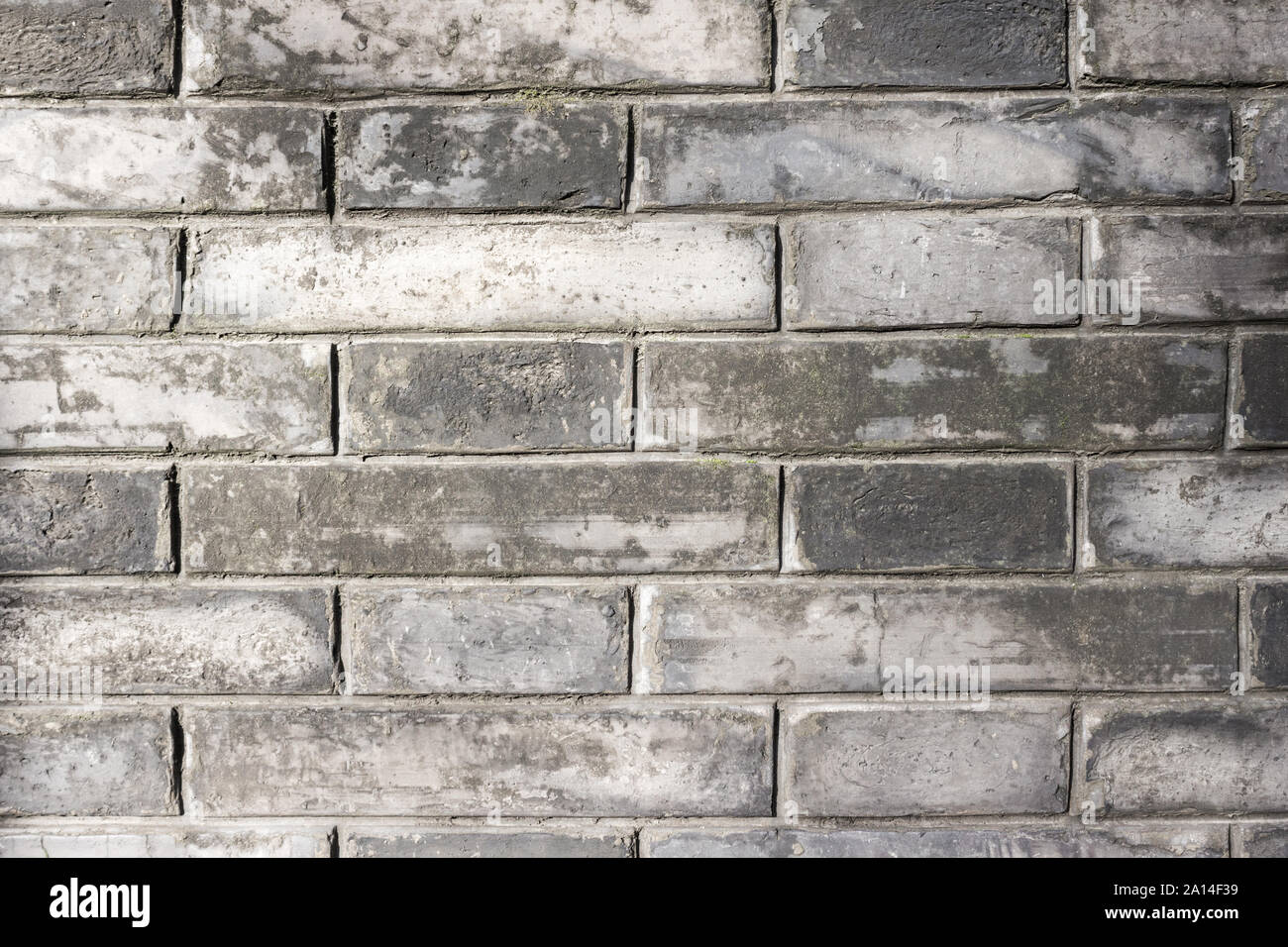 Grey brick wall texture background. Scratched brick Stock Photo - Alamy