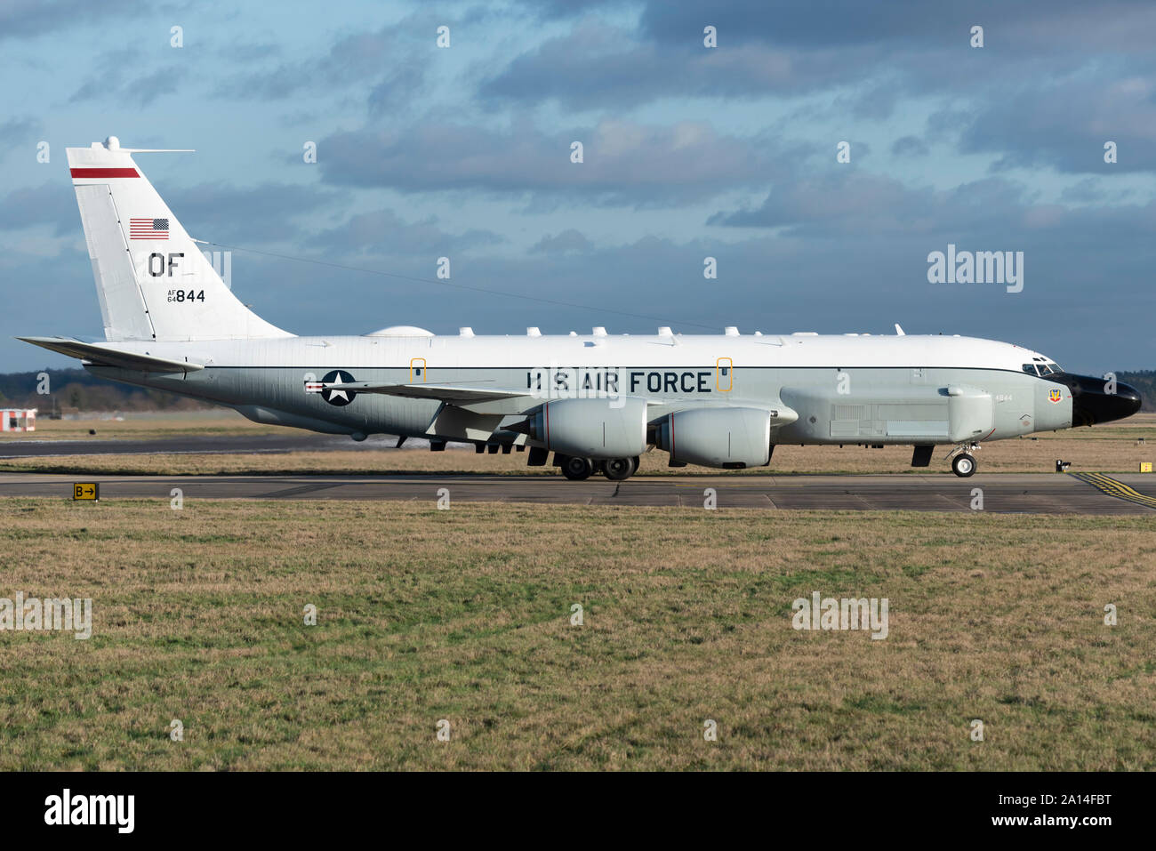 U.S. Air Force RC-135V River Joint reconnaissance aircraft Stock Photo ...