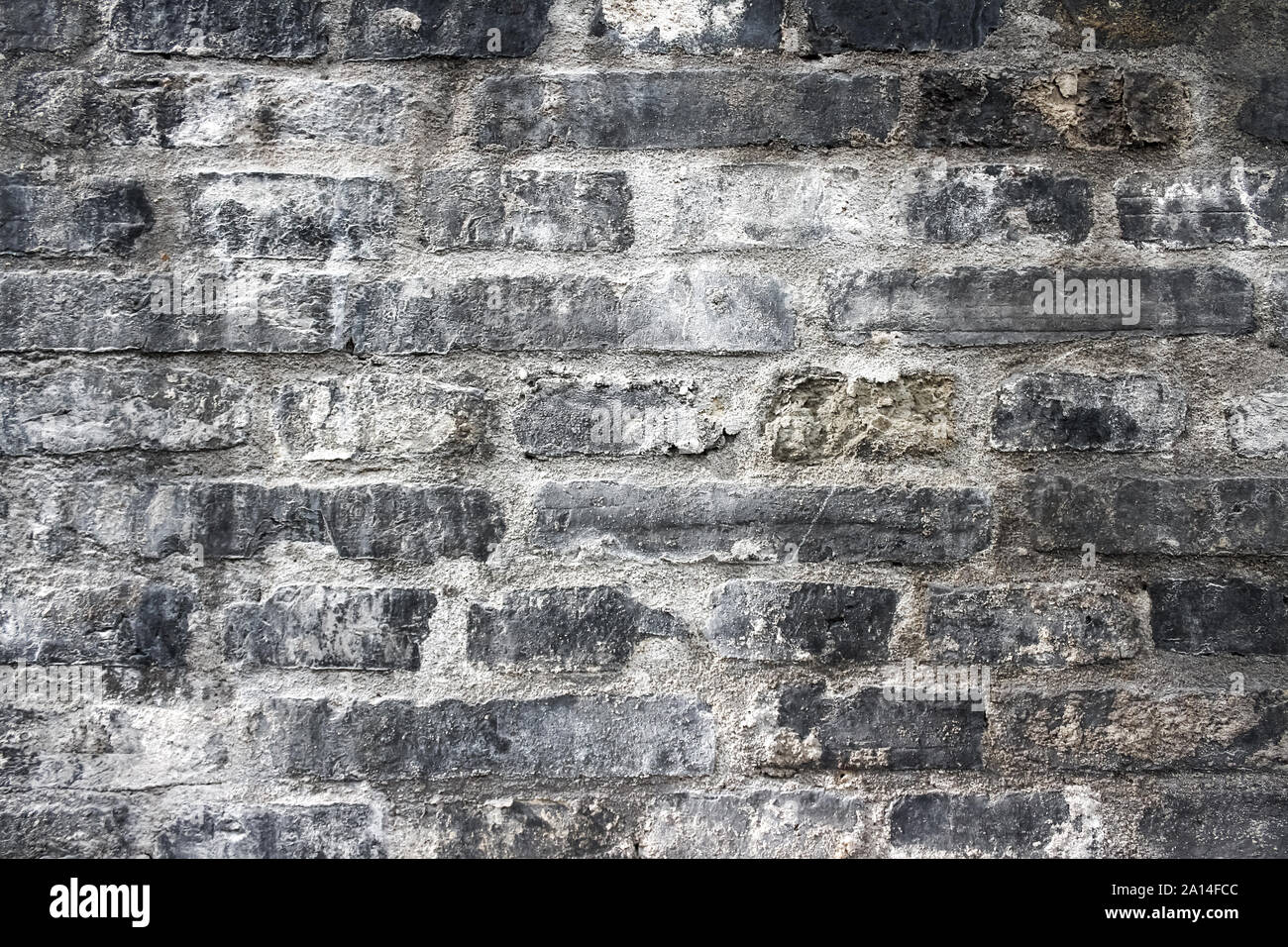 Brick texture. Grey brick wall texture background Stock Photo - Alamy