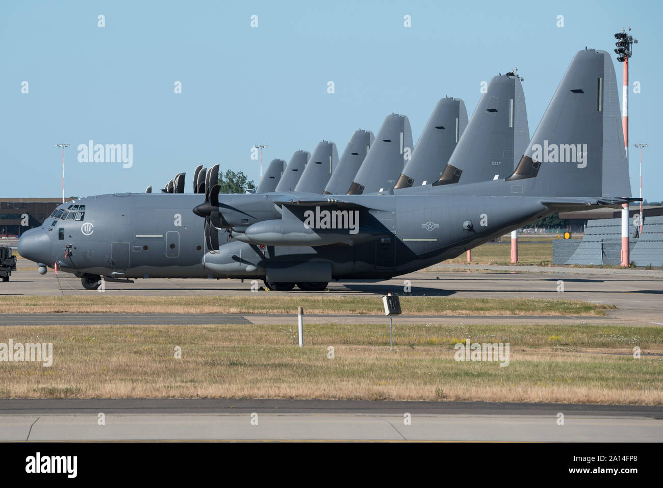 United States Air Force in Europe MC-130J aircraft Stock Photo - Alamy