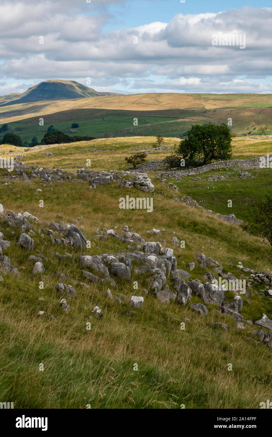 Settle in Craven in the Yorkshire Dales Stock Photo - Alamy