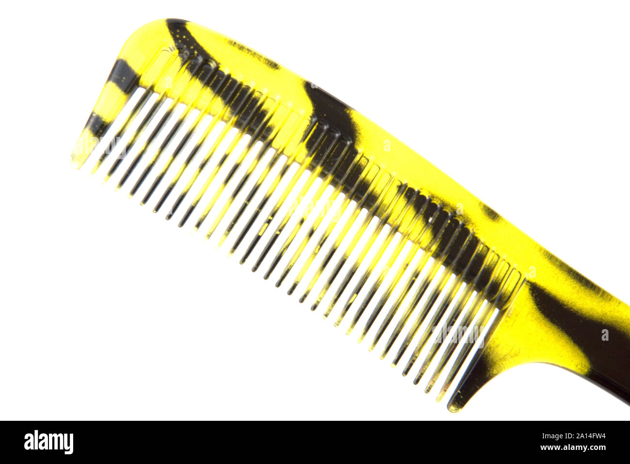 Hair comb isolated on white background Stock Photo - Alamy