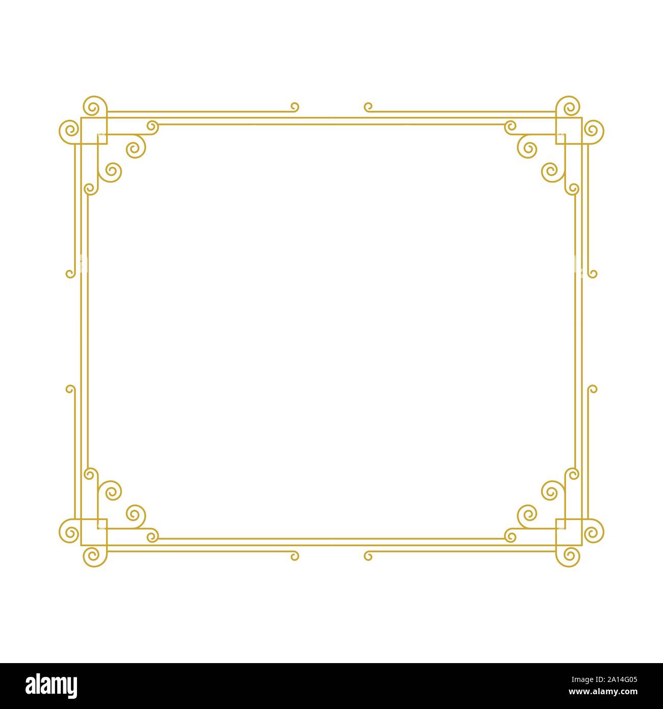 Border vector illustration design template Stock Vector Image & Art - Alamy