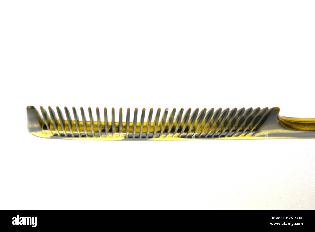 Hair comb isolated on white background Stock Photo - Alamy
