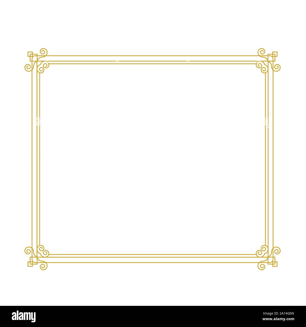 Border vector illustration design template Stock Vector Image & Art - Alamy