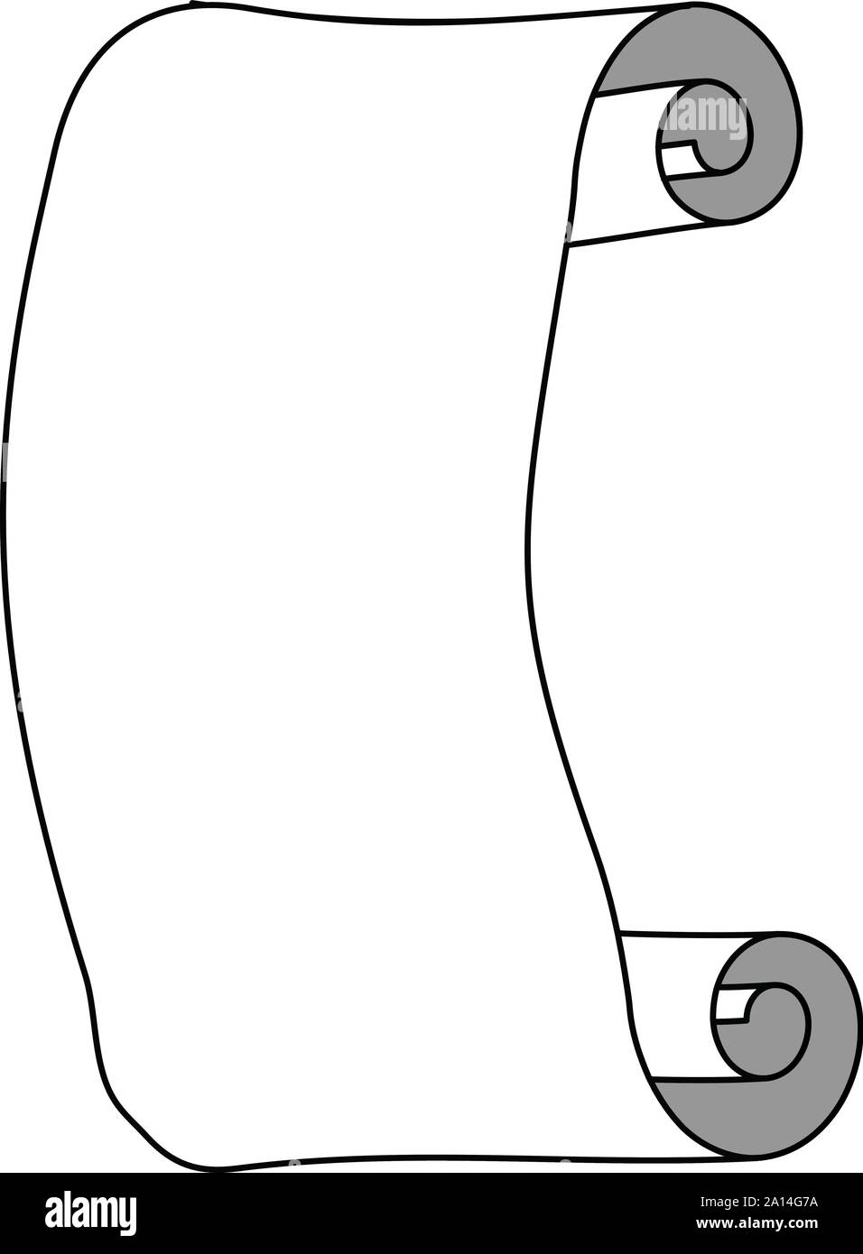 Ancient japanese scroll Cut Out Stock Images & Pictures - Alamy