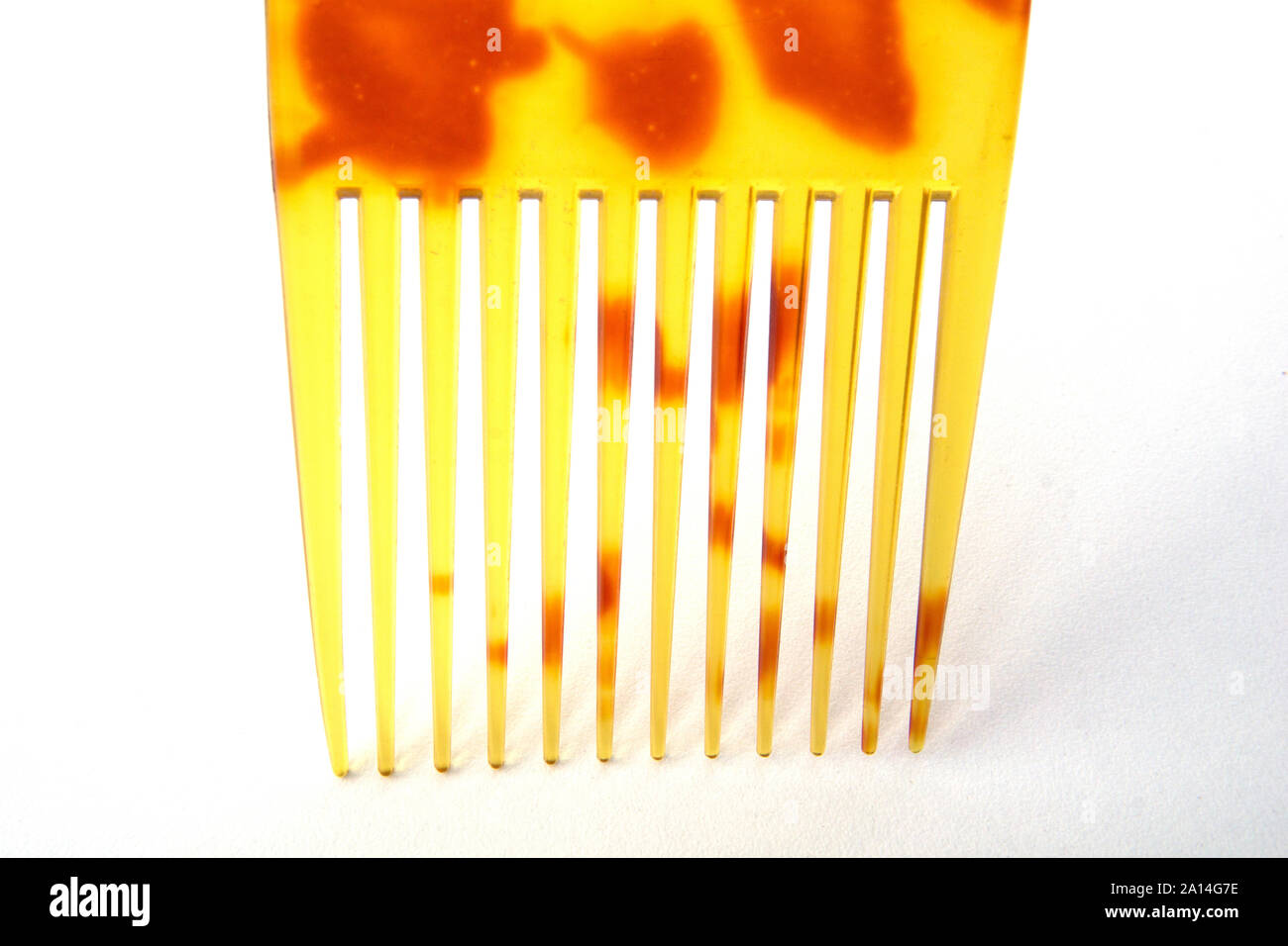 Hair comb isolated on white background Stock Photo - Alamy