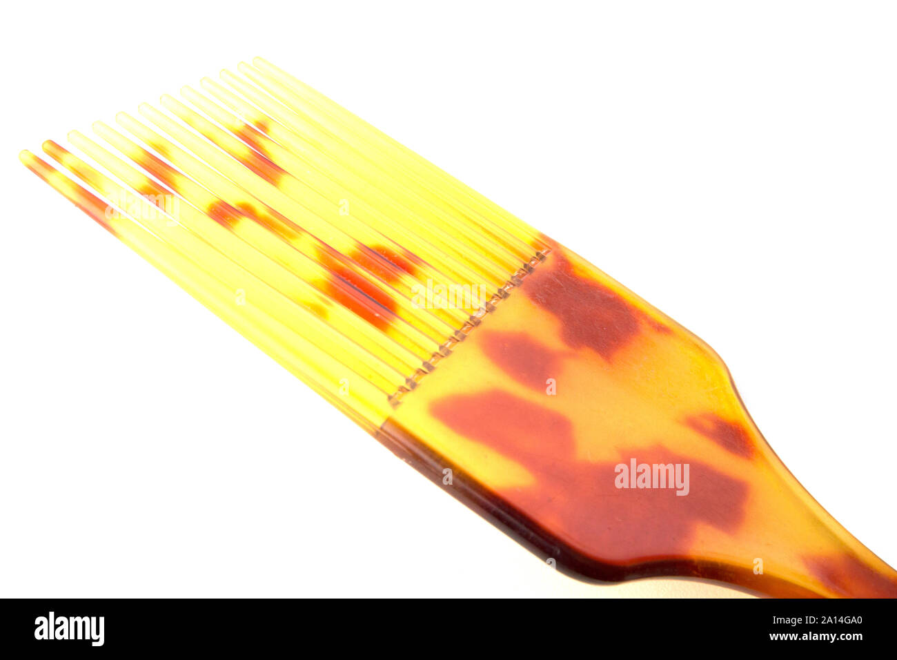 Hair comb isolated on white background Stock Photo - Alamy