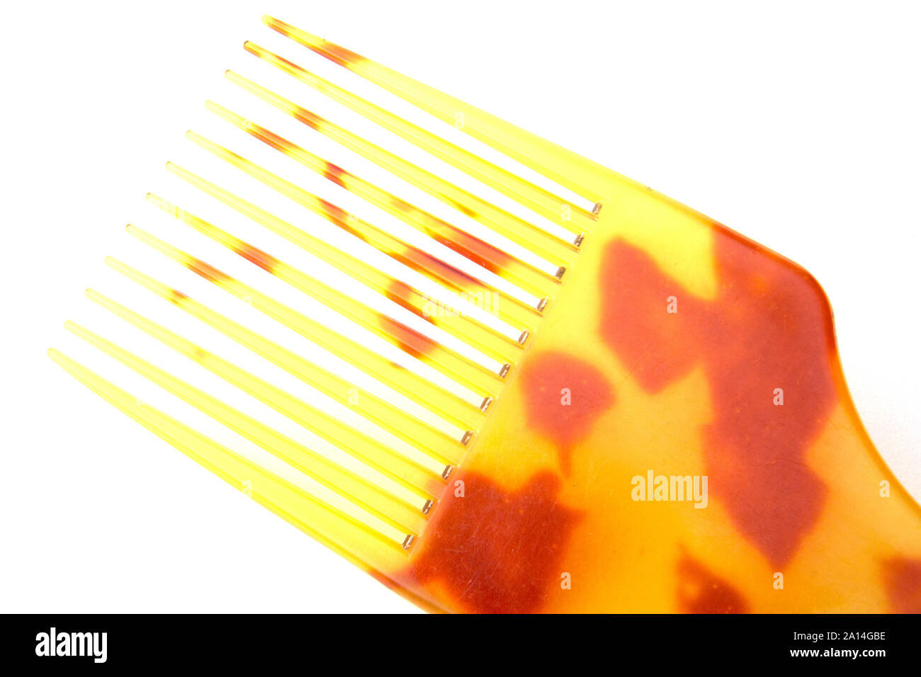Hair comb isolated on white background Stock Photo - Alamy