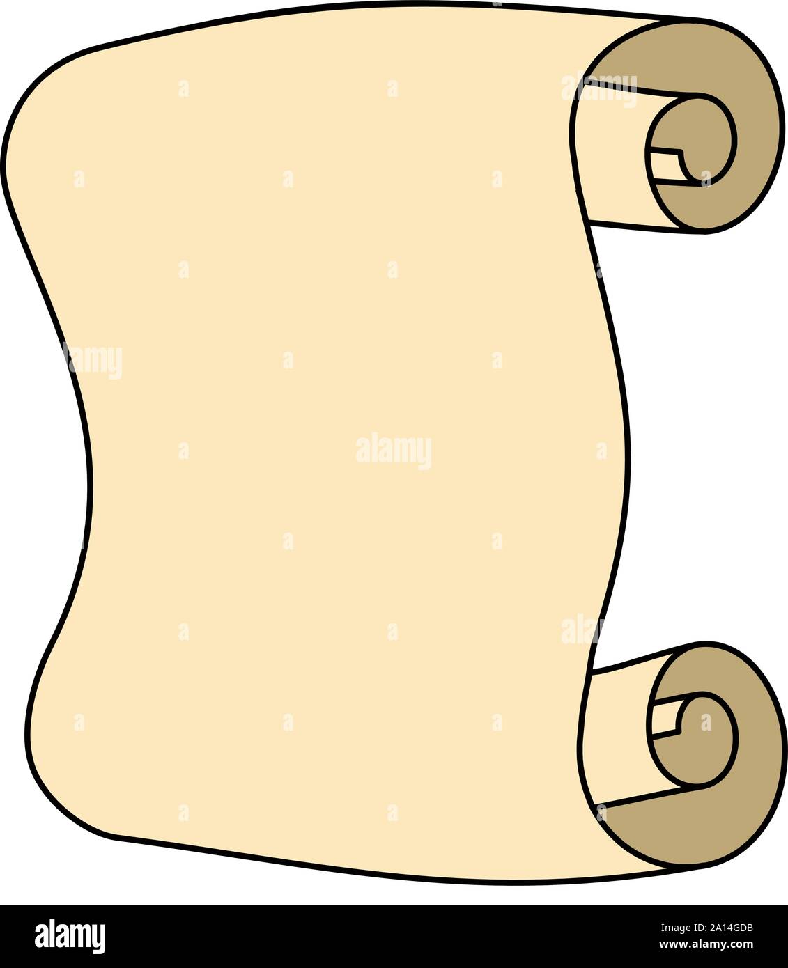 This is a illustration of Paper scroll Stock Vector Image & Art - Alamy