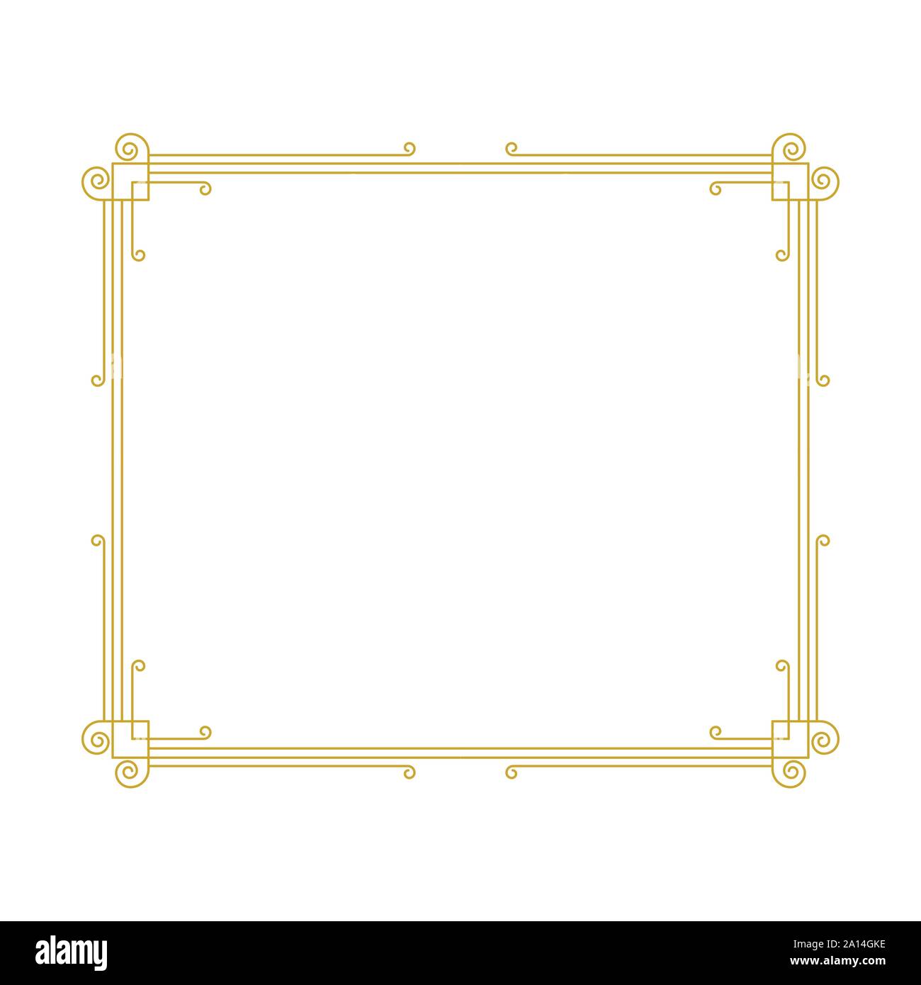 Border vector illustration design template Stock Vector Image & Art - Alamy