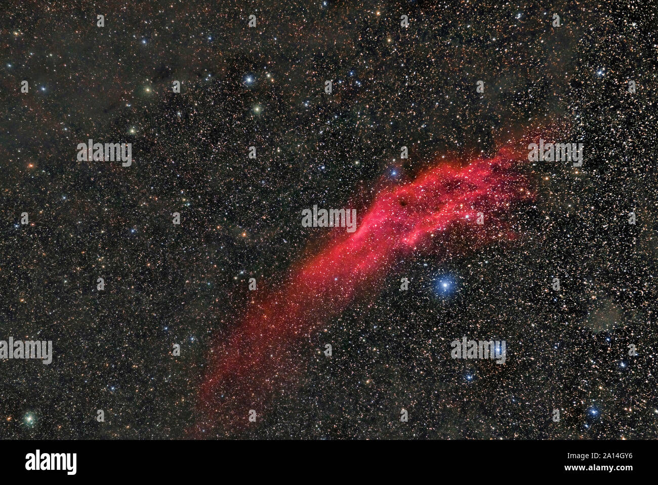 California Nebula, NGC 1499 Stock Photo - Alamy