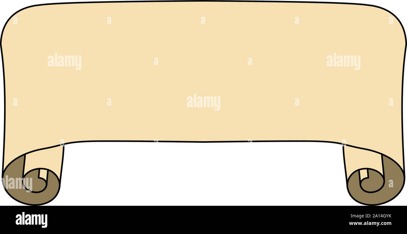 This is a illustration of Paper Title scroll Stock Vector Image & Art ...