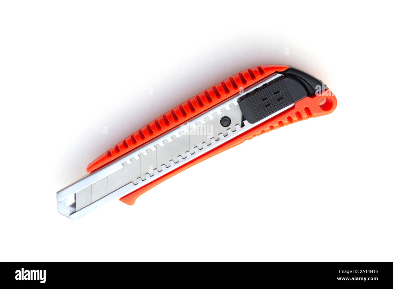 A red cutter isolated on white background Stock Photo - Alamy