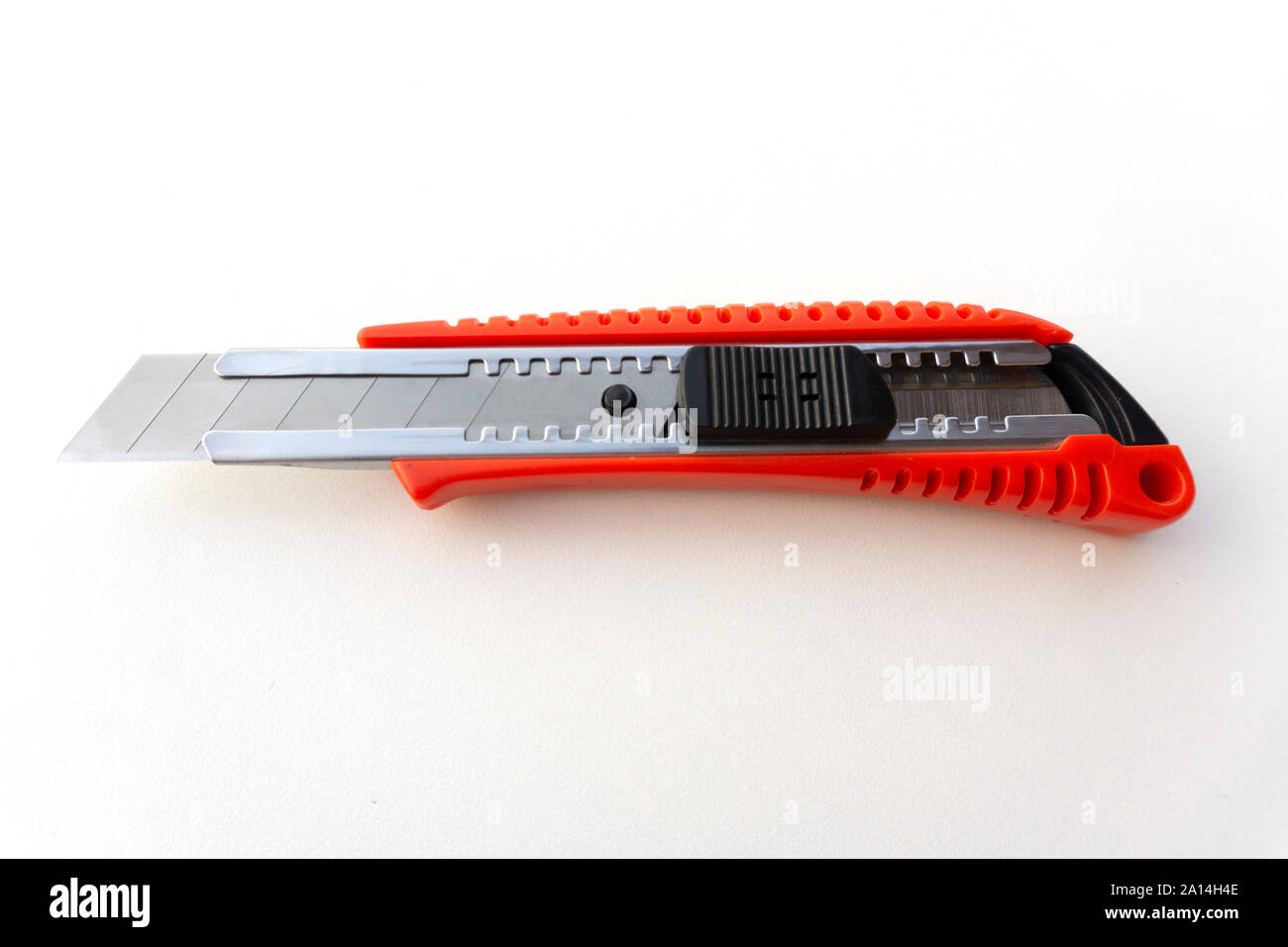 A red cutter isolated on white background Stock Photo - Alamy