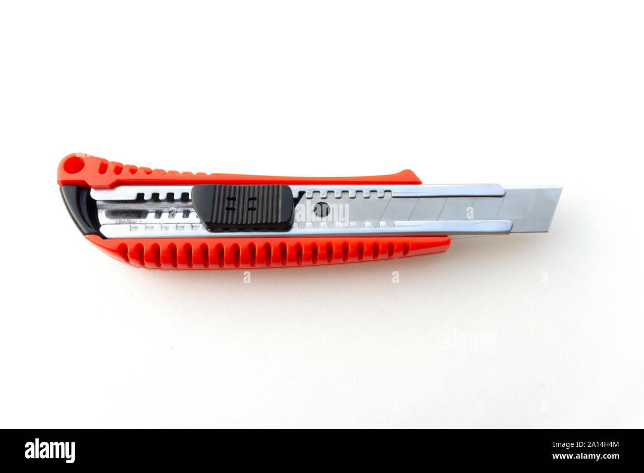 A red cutter isolated on white background Stock Photo - Alamy
