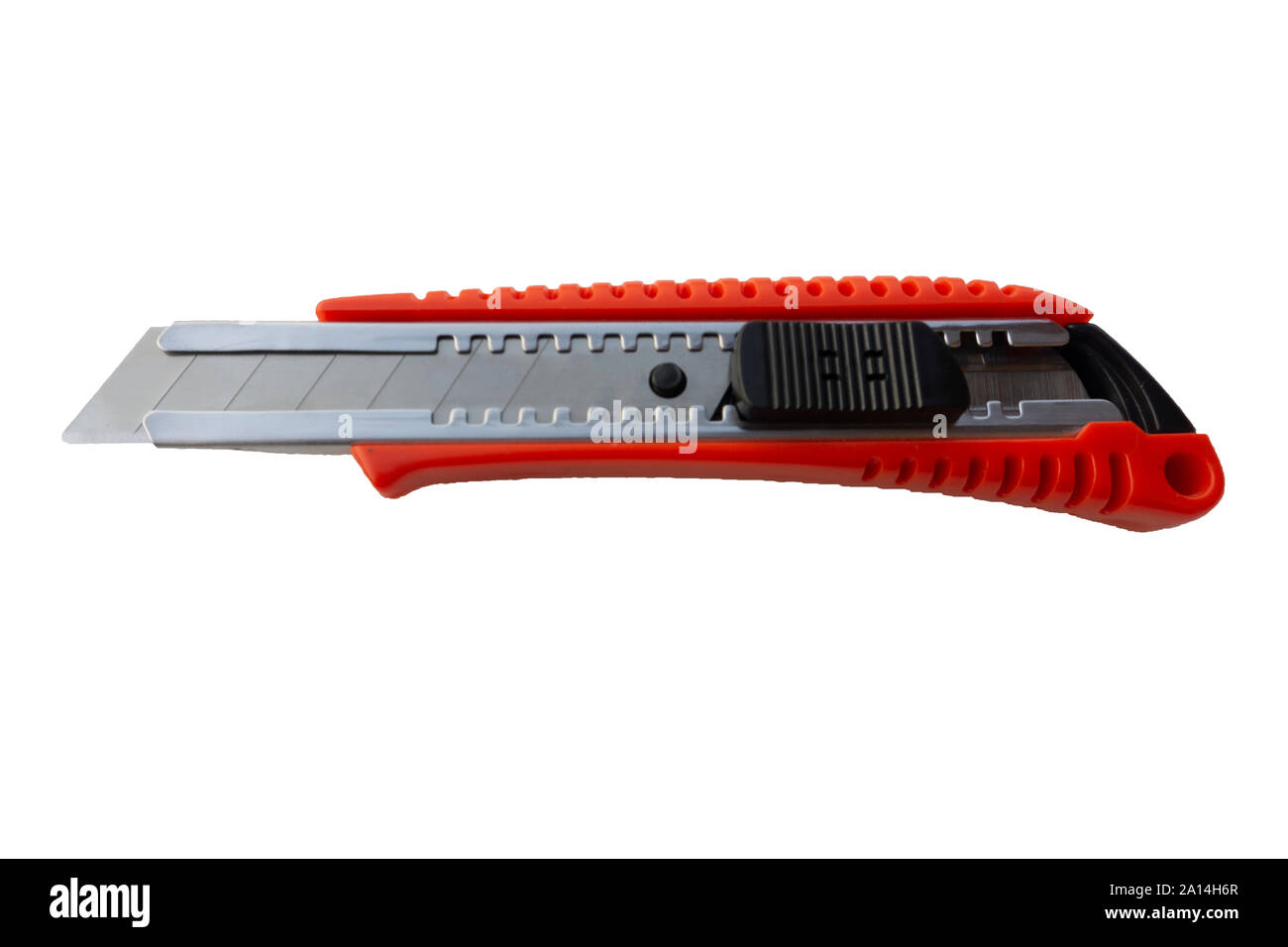 A red cutter isolated on white background Stock Photo - Alamy