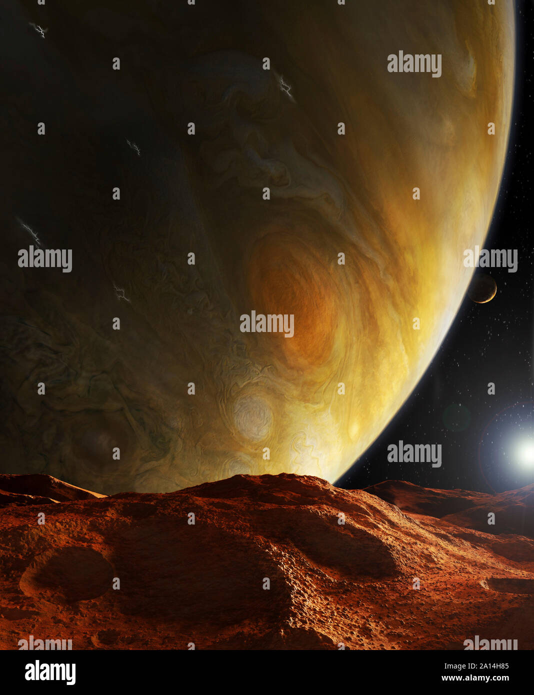 Amalthea is moon of jupiter hi-res stock photography and images - Alamy