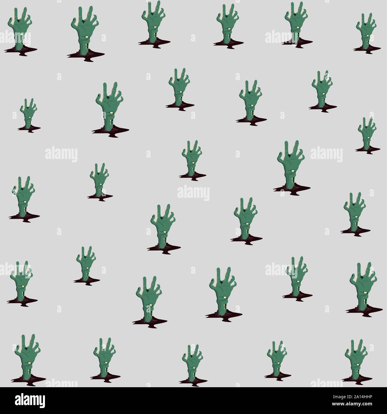 zombie hand coming out of the ground pattern Stock Vector Image & Art ...