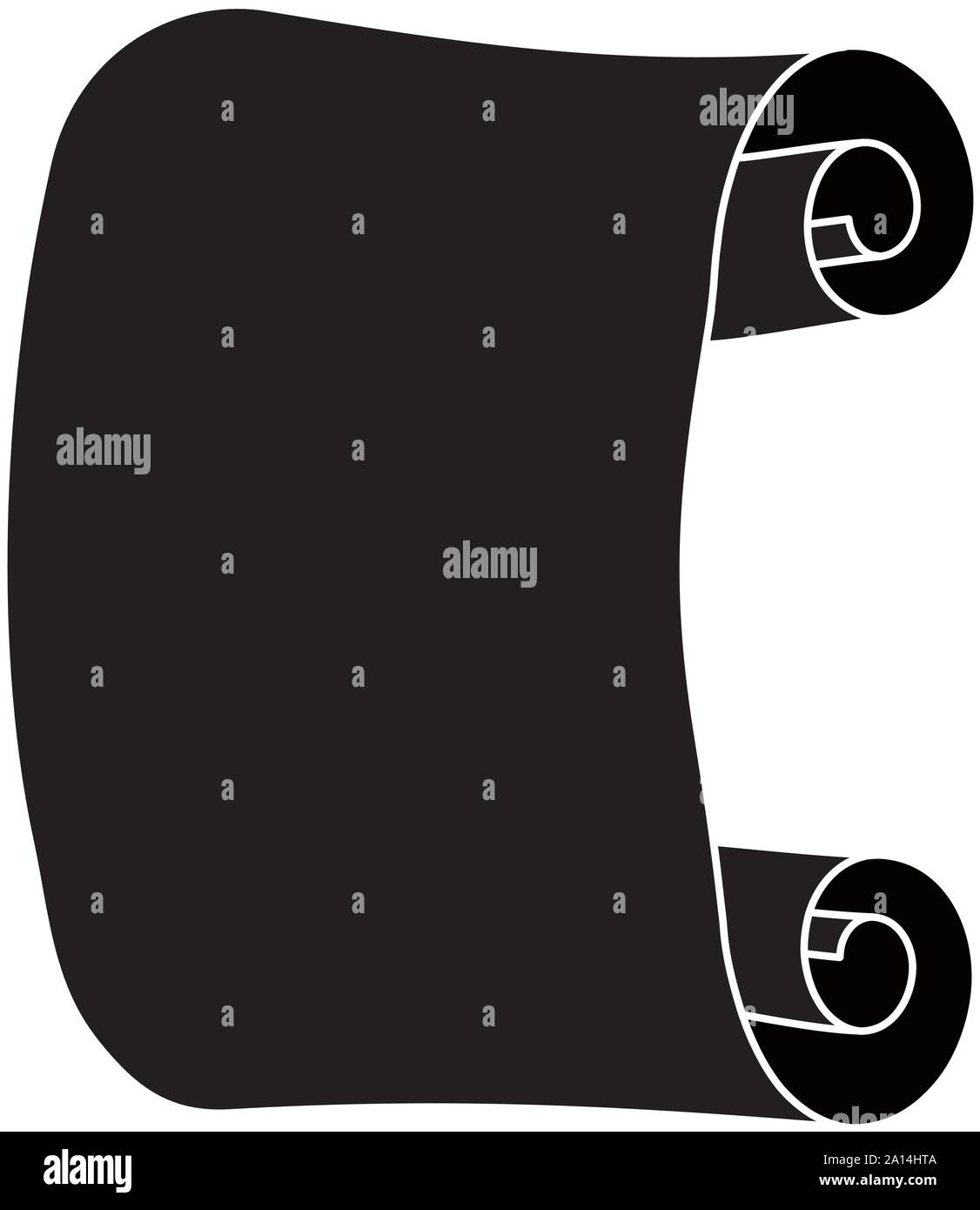 Ancient japanese scroll Cut Out Stock Images & Pictures - Alamy