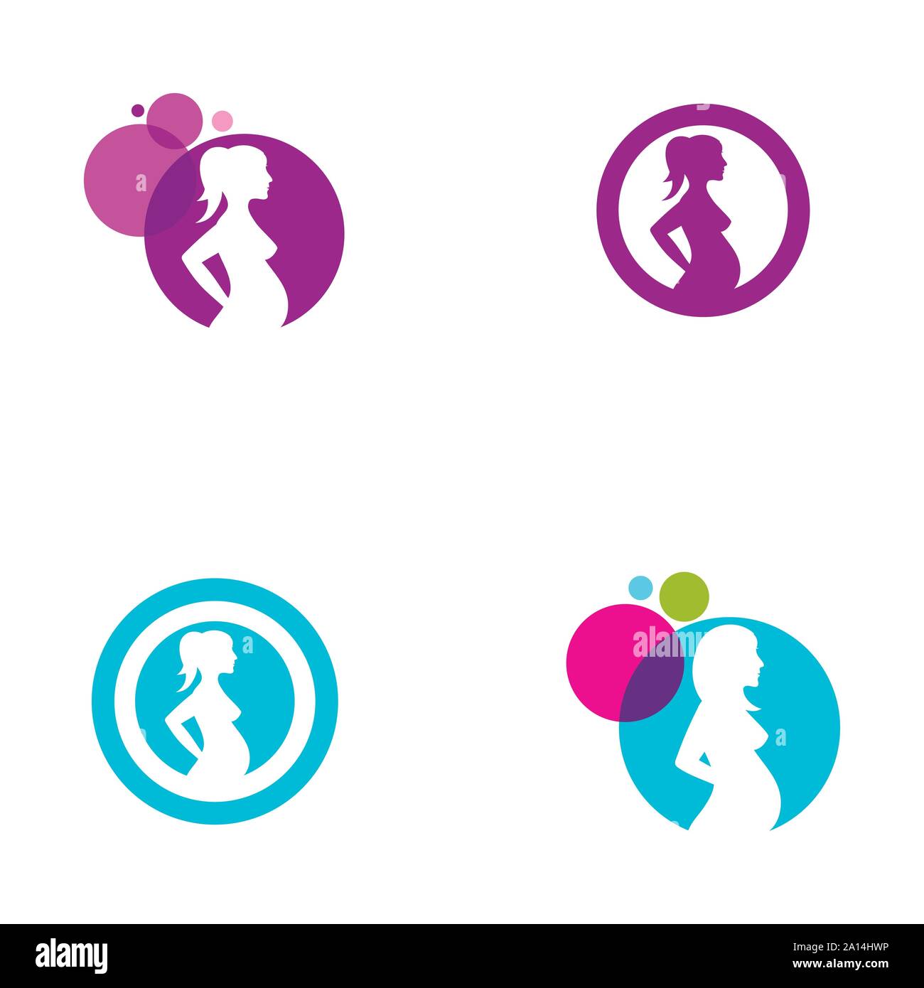 Pregnant logo hi-res stock photography and images - Alamy