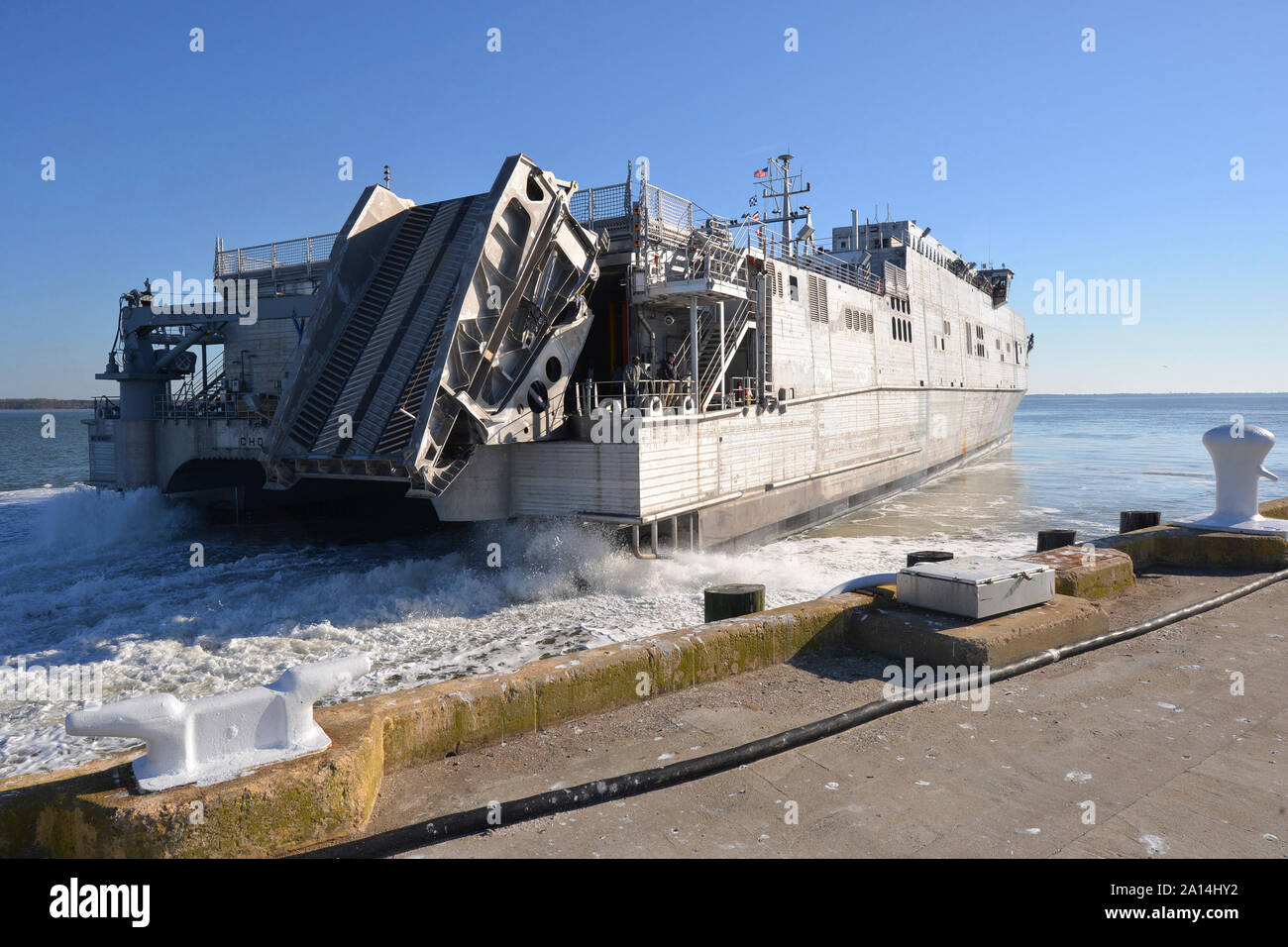 The Military Sealift Command joint high-speed vessel USNS Choctaw ...