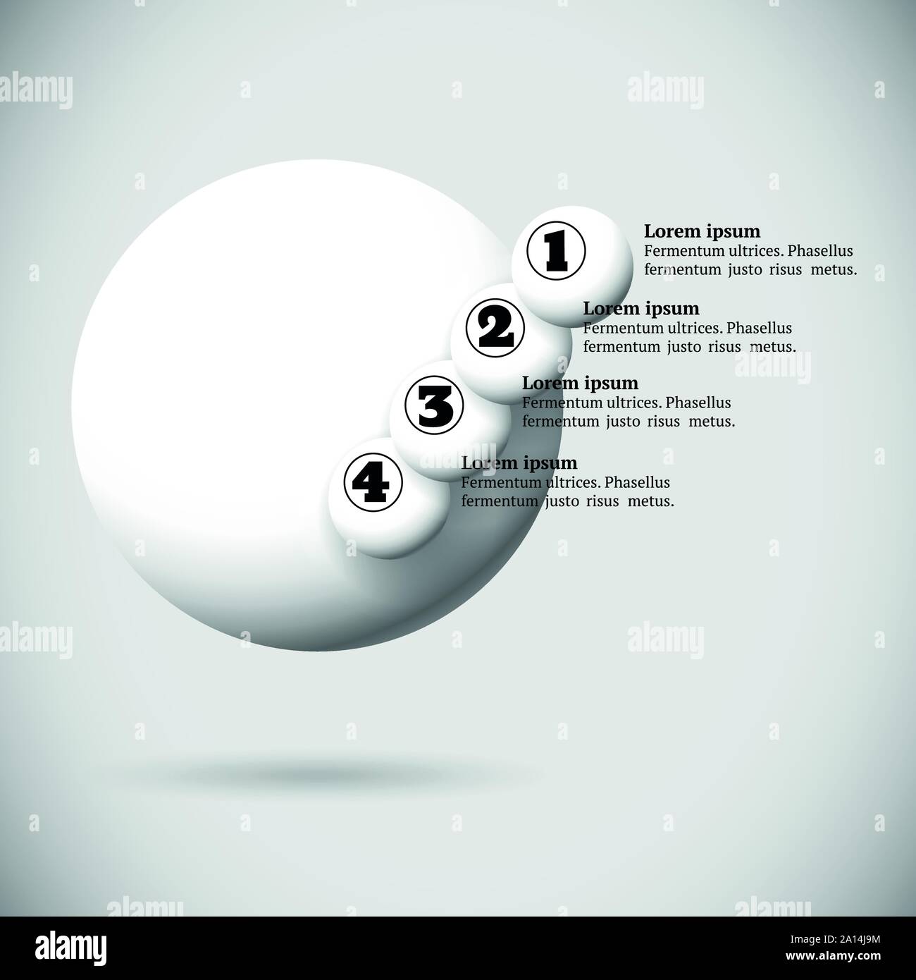 Infographics with group of flying balls Stock Vector Image & Art - Alamy