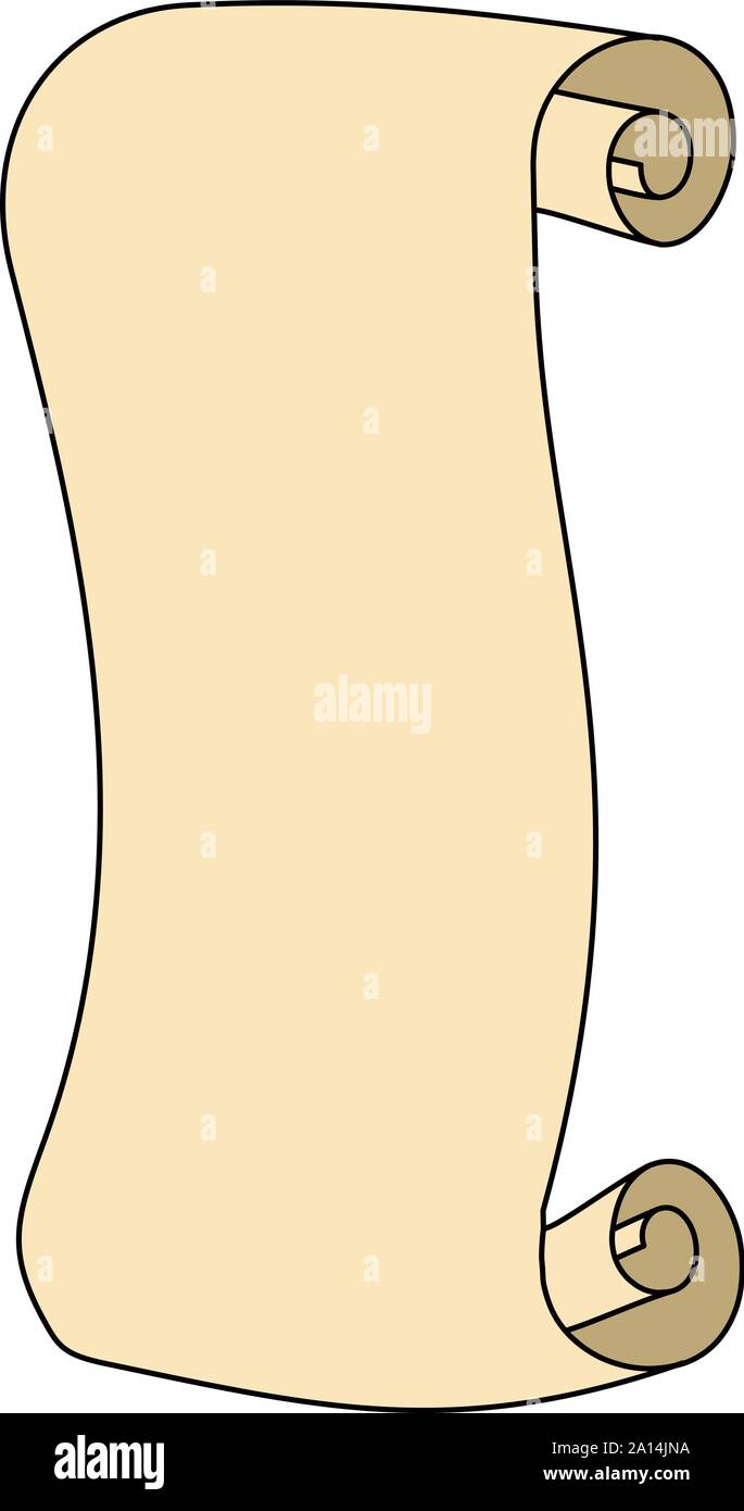 This is a illustration of Paper scroll Stock Vector Image & Art - Alamy