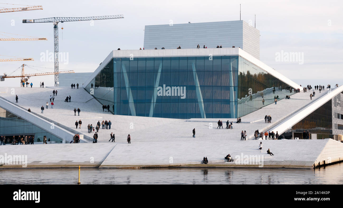 Oslo opera house hi-res stock photography and images - Alamy