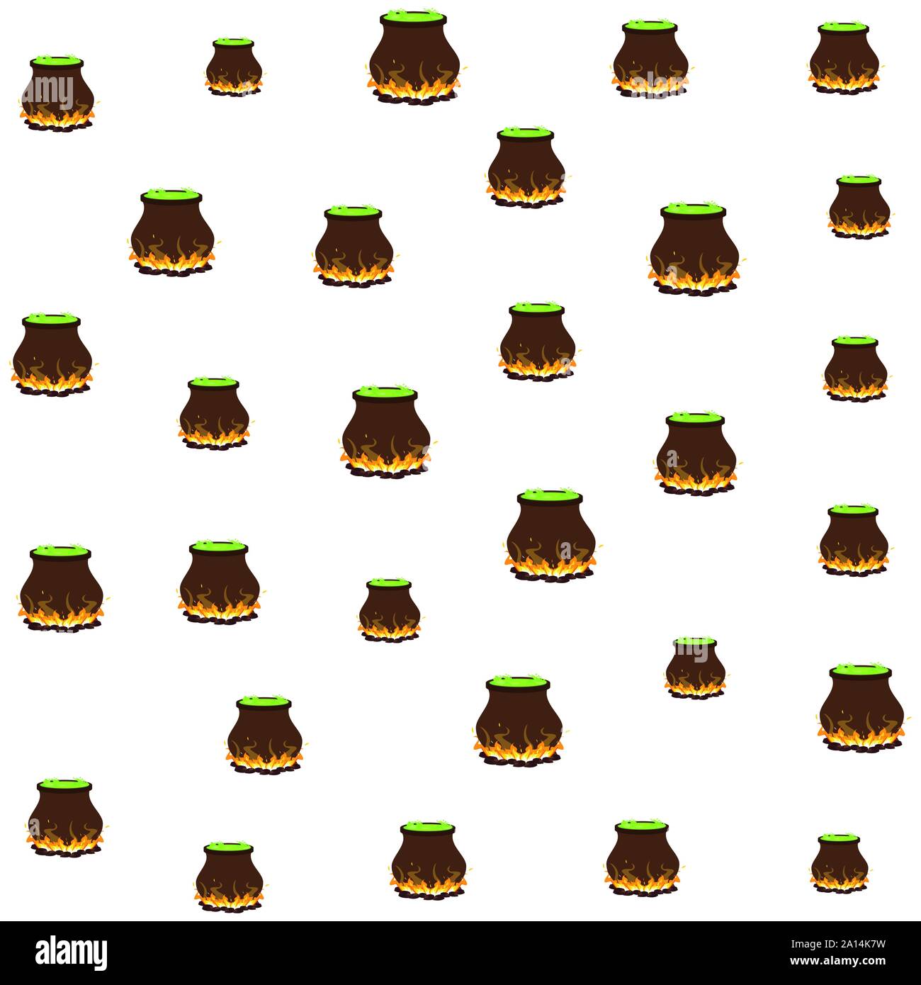halloween witch cauldrons pattern background Stock Vector Image & Art ...
