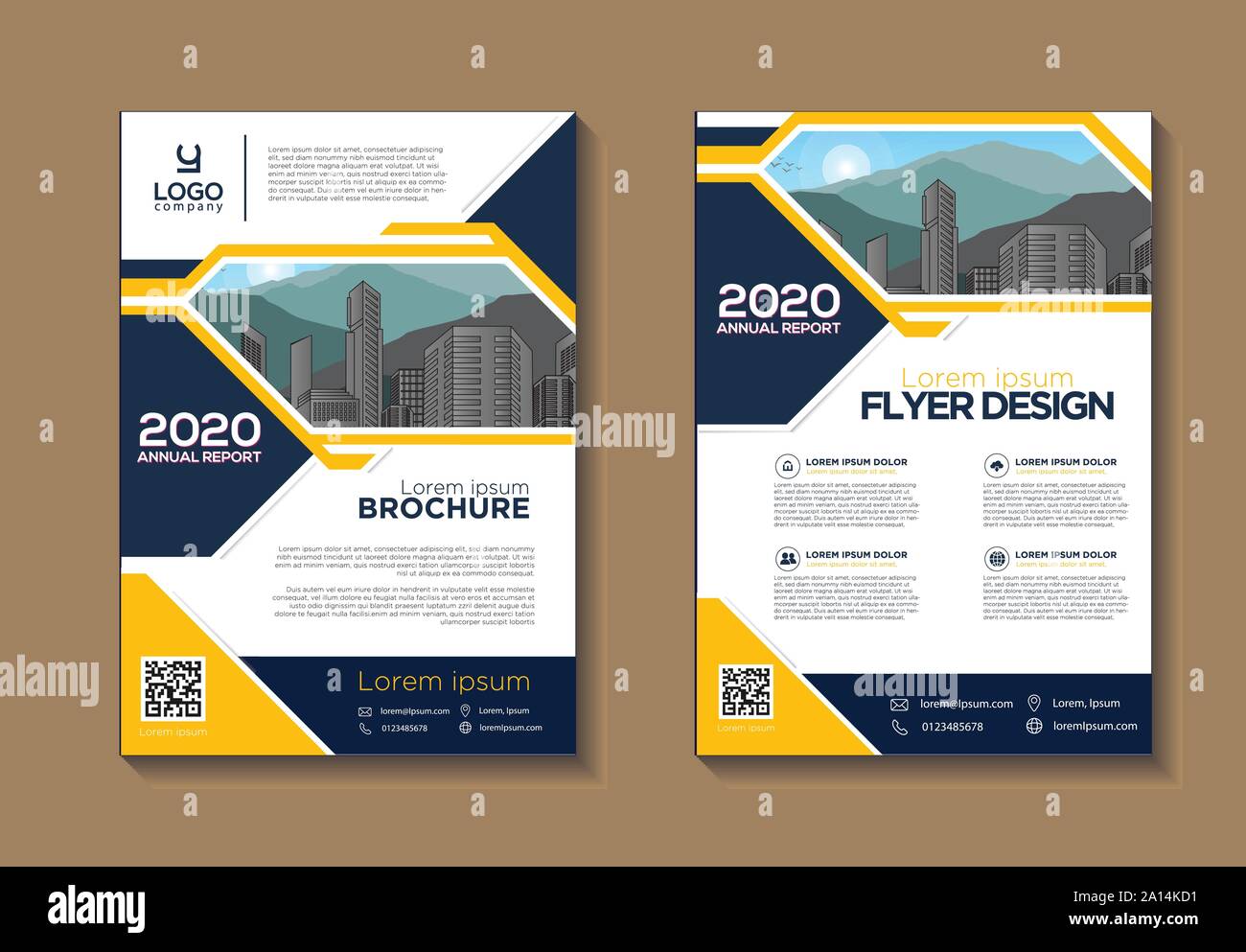 Brochure design, cover modern layout, annual report, poster, flyer in ...