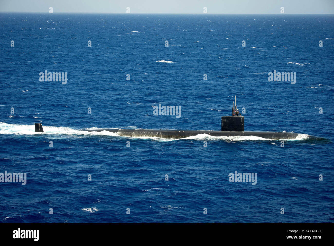 Los Angeles-class fast-attack submarine USS Cheyenne Stock Photo - Alamy