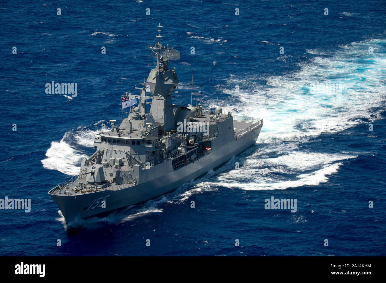 Royal Australian Navy Anzac Class frigate HMAS Ballarat Stock Photo - Alamy
