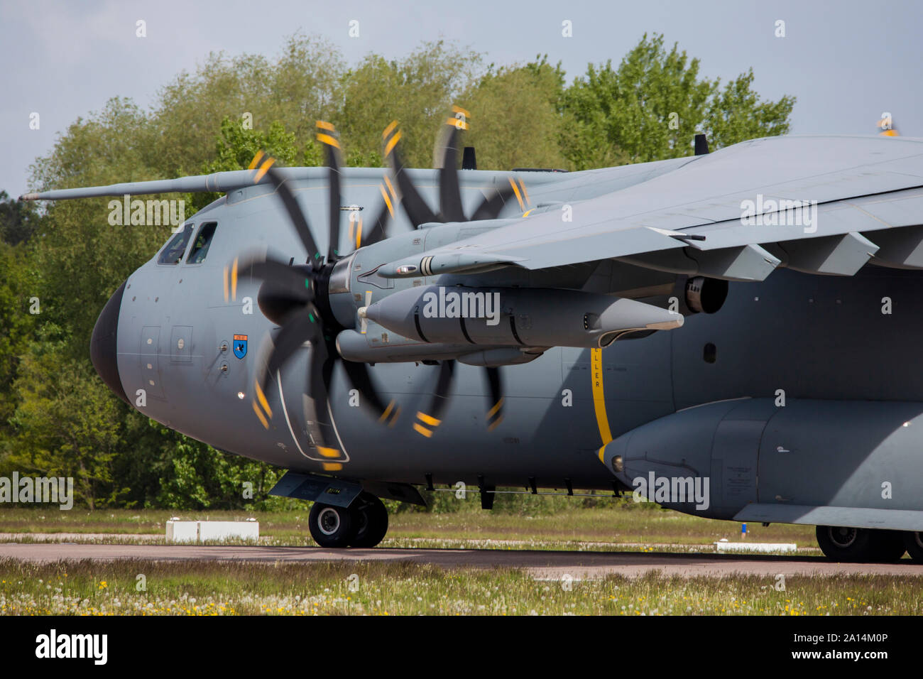 A German Air Force A400M with refueling pods Stock Photo - Alamy