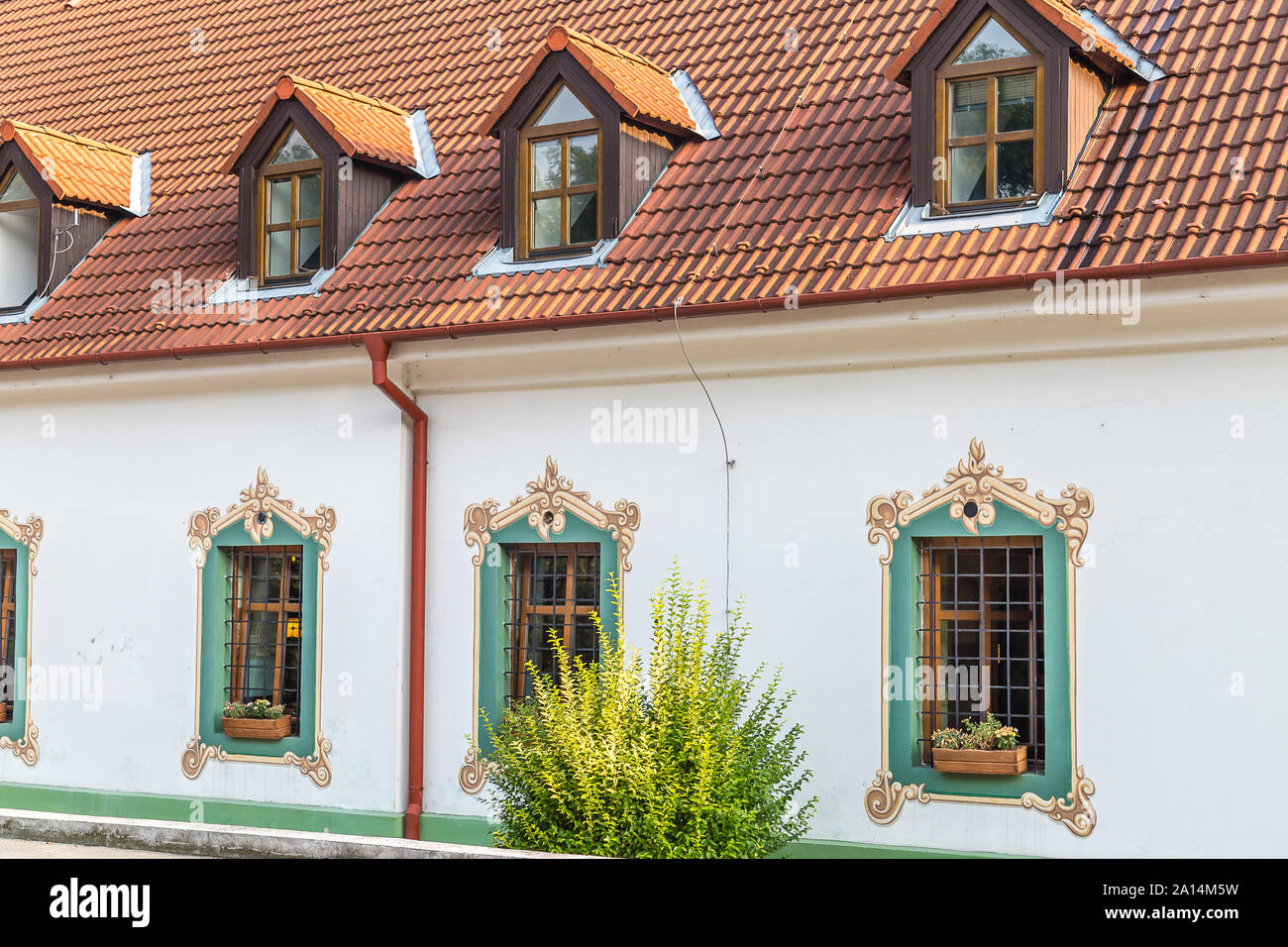 ancient building of Bratislava, capital city of Slovakia Stock Photo ...