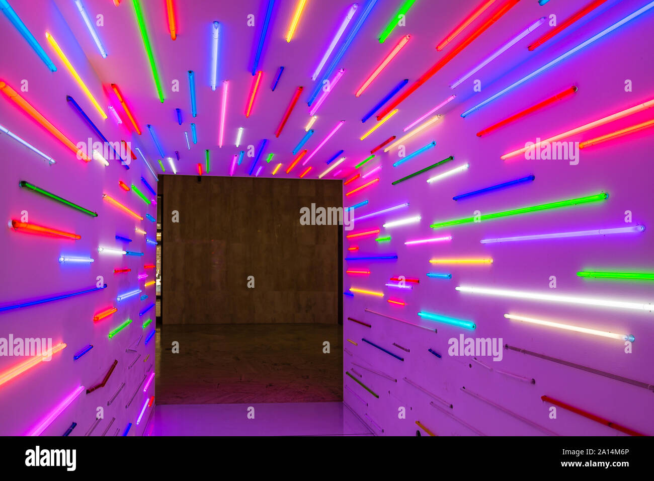 Colorful neon lights hi-res stock photography and images - Alamy