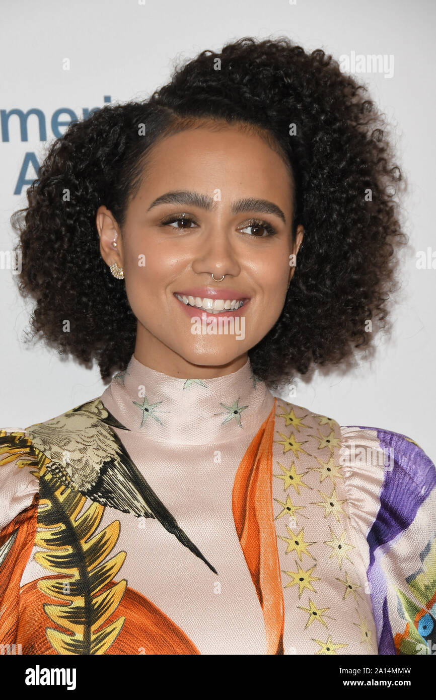 Nathalie Emmanuel at the BAFTA Los Angeles + BBC America TV Tea Party ...
