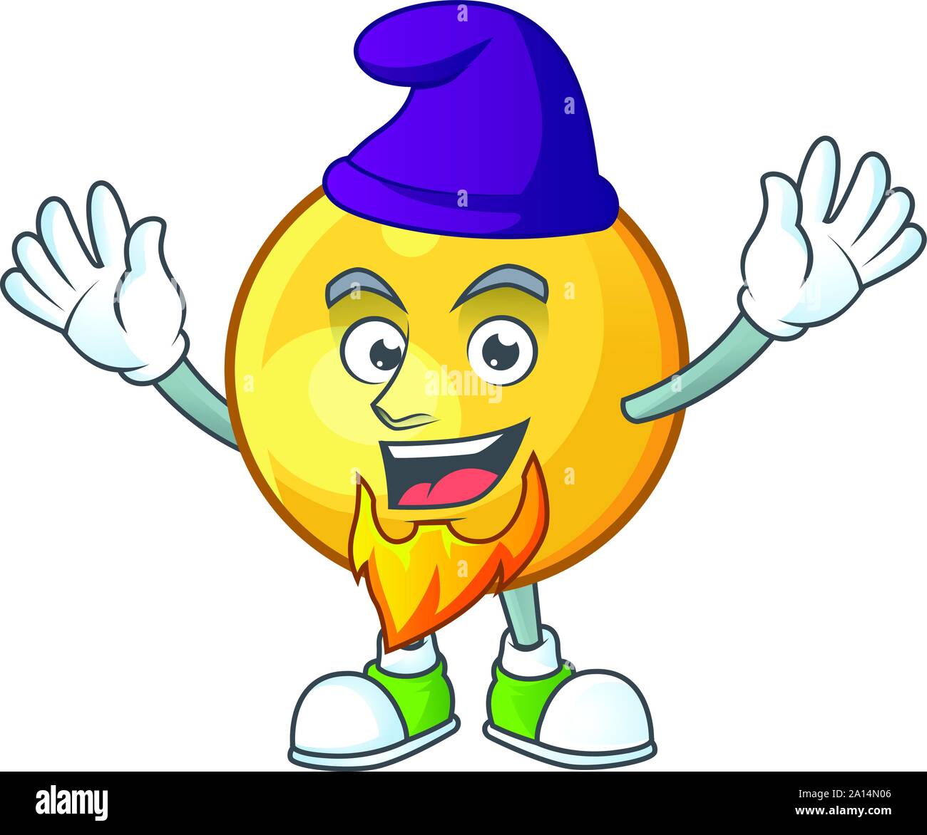 Elf mundu fruit mascot on white background Stock Vector Image & Art - Alamy