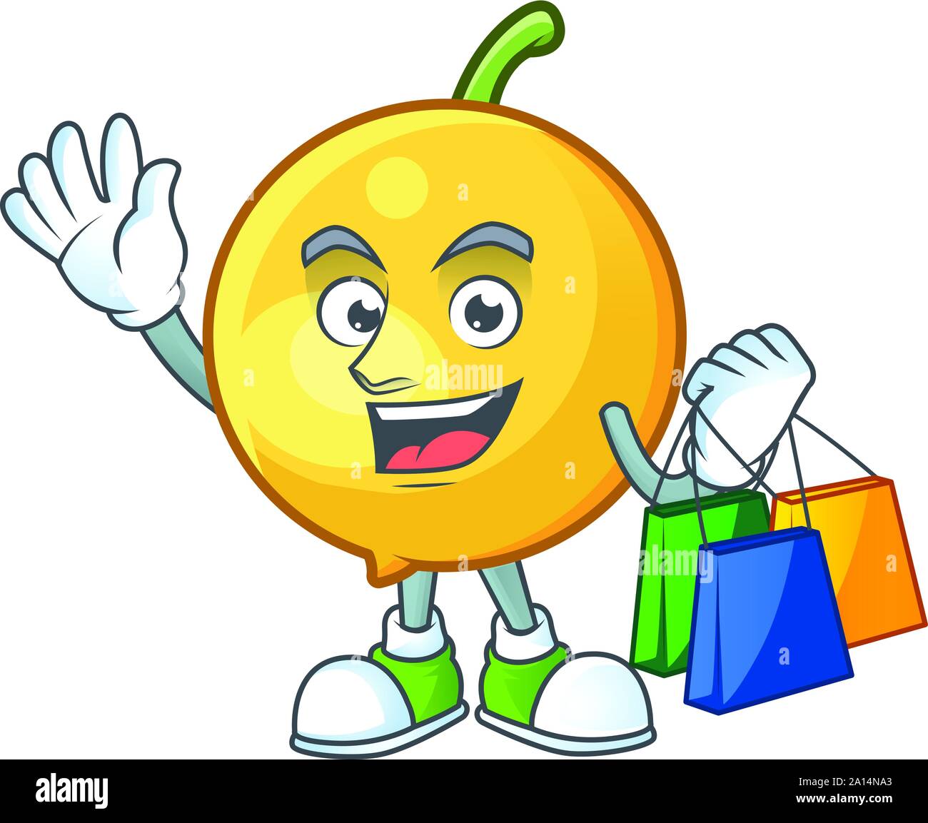 Shopping fresh mundu cartoon mascot for herb Stock Vector Image & Art ...