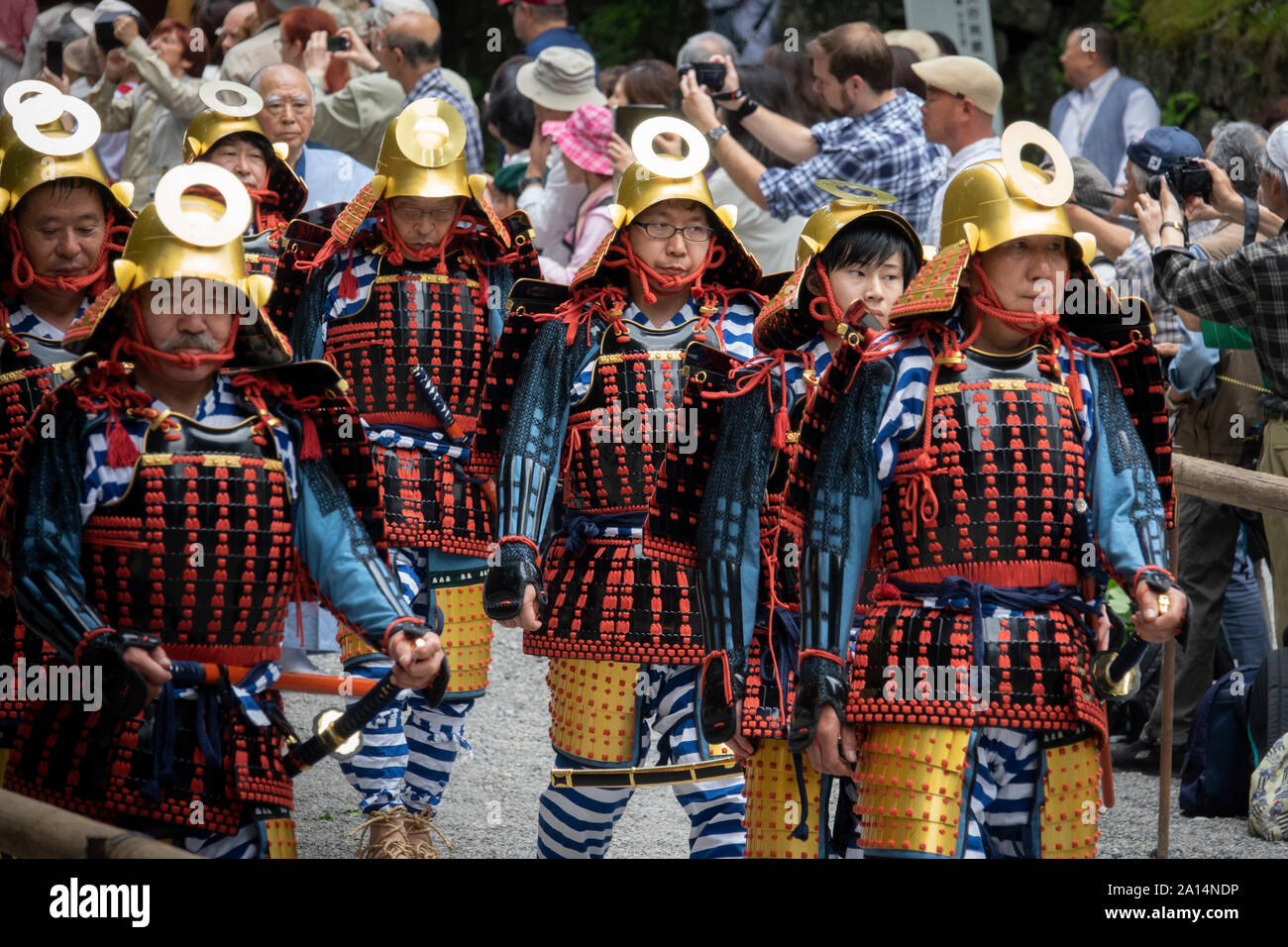 Samurai parade japan hi-res stock photography and images - Alamy