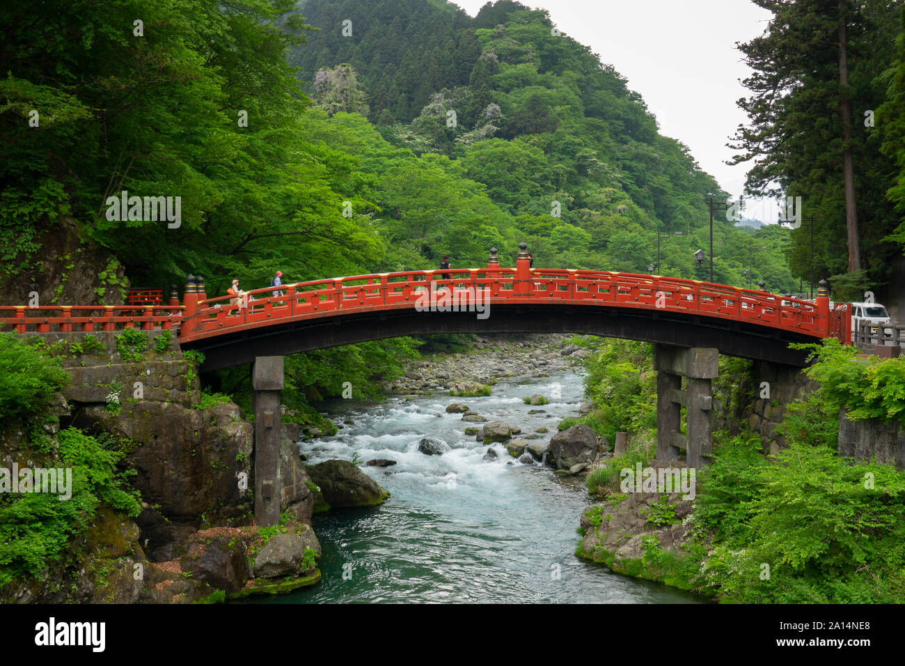 Shinkyo, Sacred Bridge, Nikko, Japan Stock Photo - Alamy