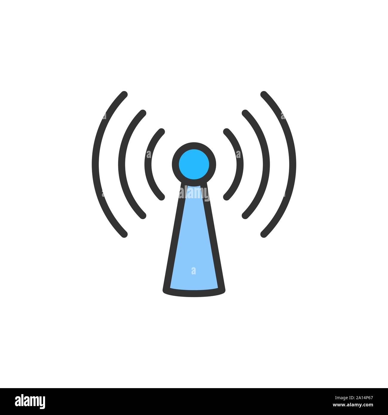 Pc antenna icon Stock Vector Images - Alamy