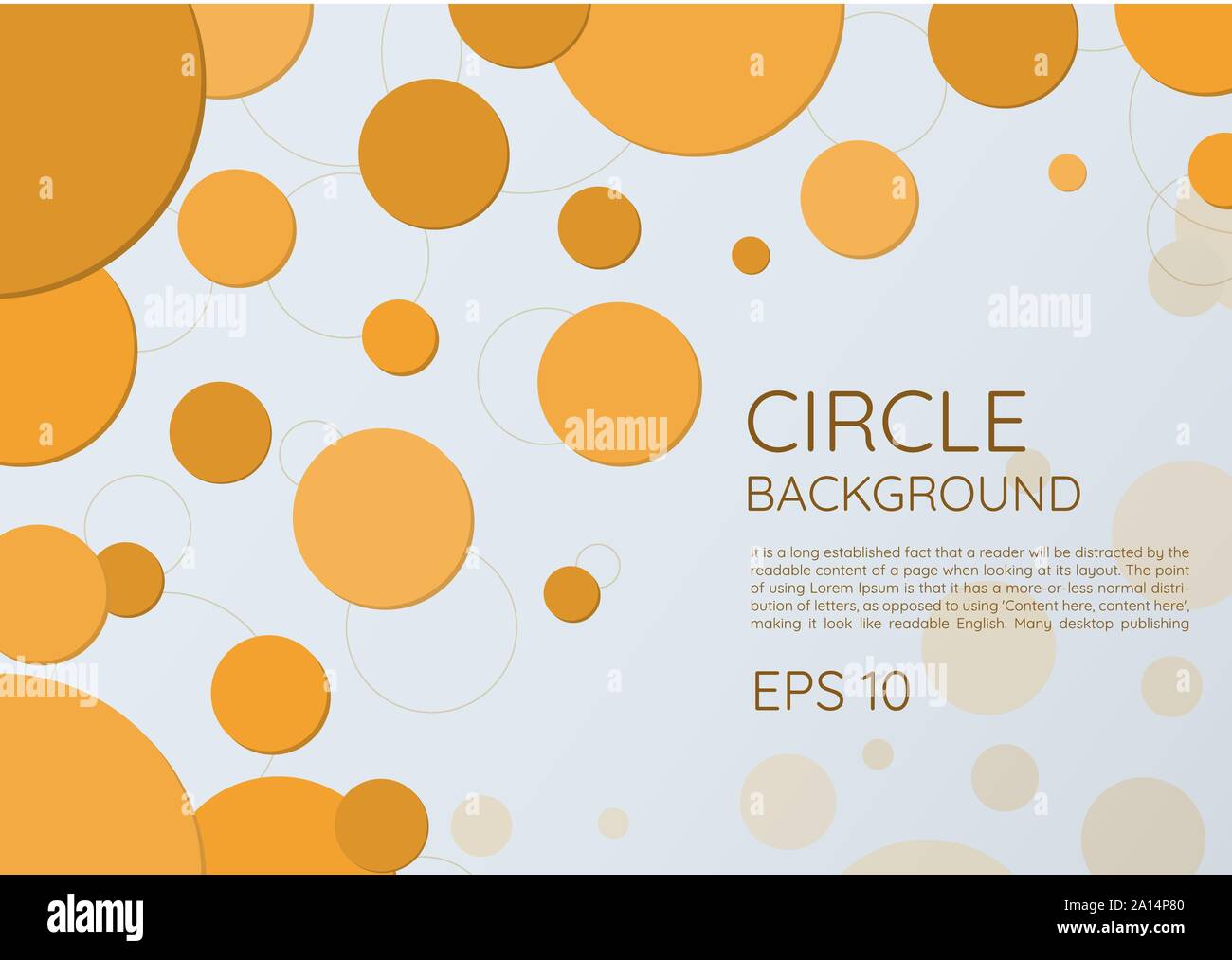 Circle background modern round style shape complex with space for your ...