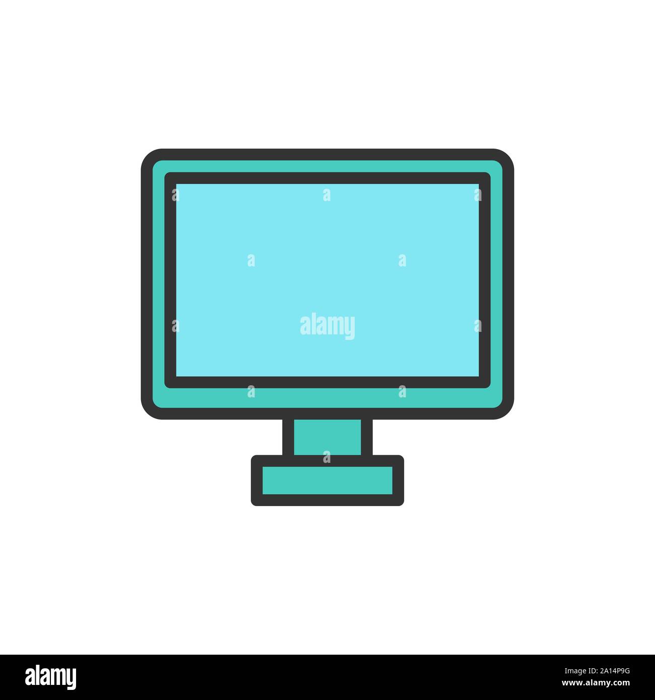 Tv display color line Stock Vector Images - Alamy