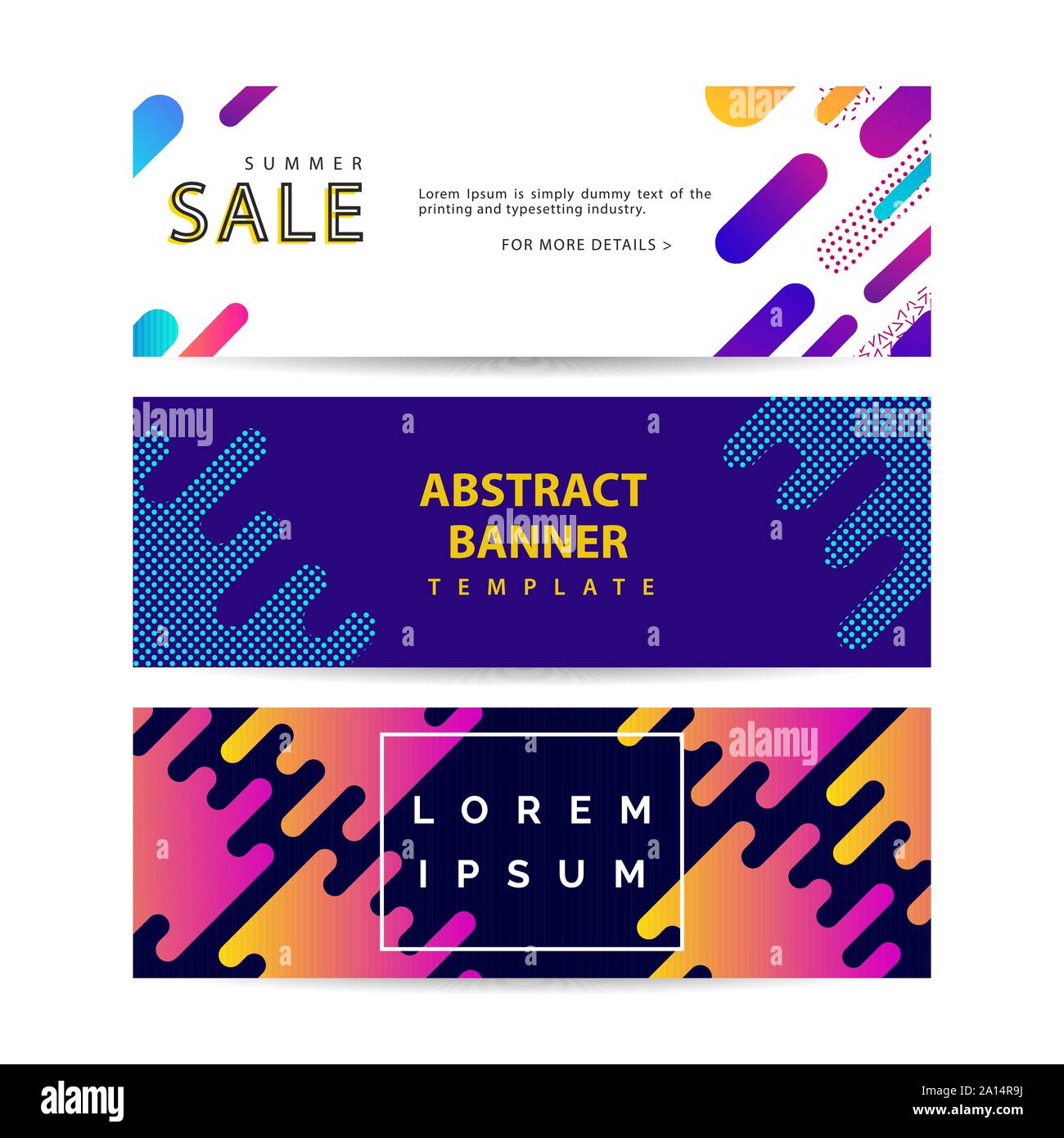 Colorful rounded shapes background Stock Vector Images - Alamy