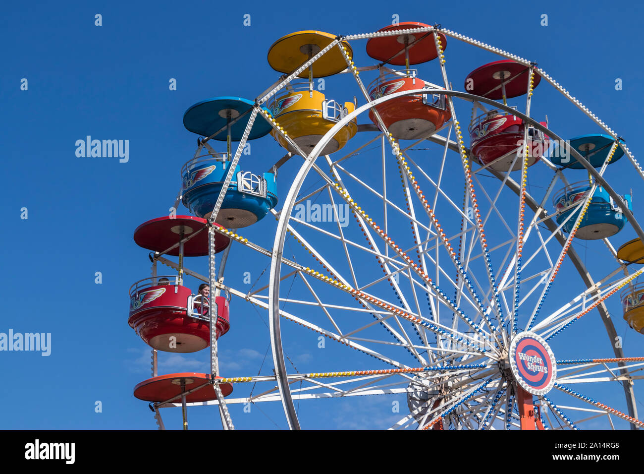 Midway entertainment at the Carman Fair in Carman, Manitoba, Canada ...