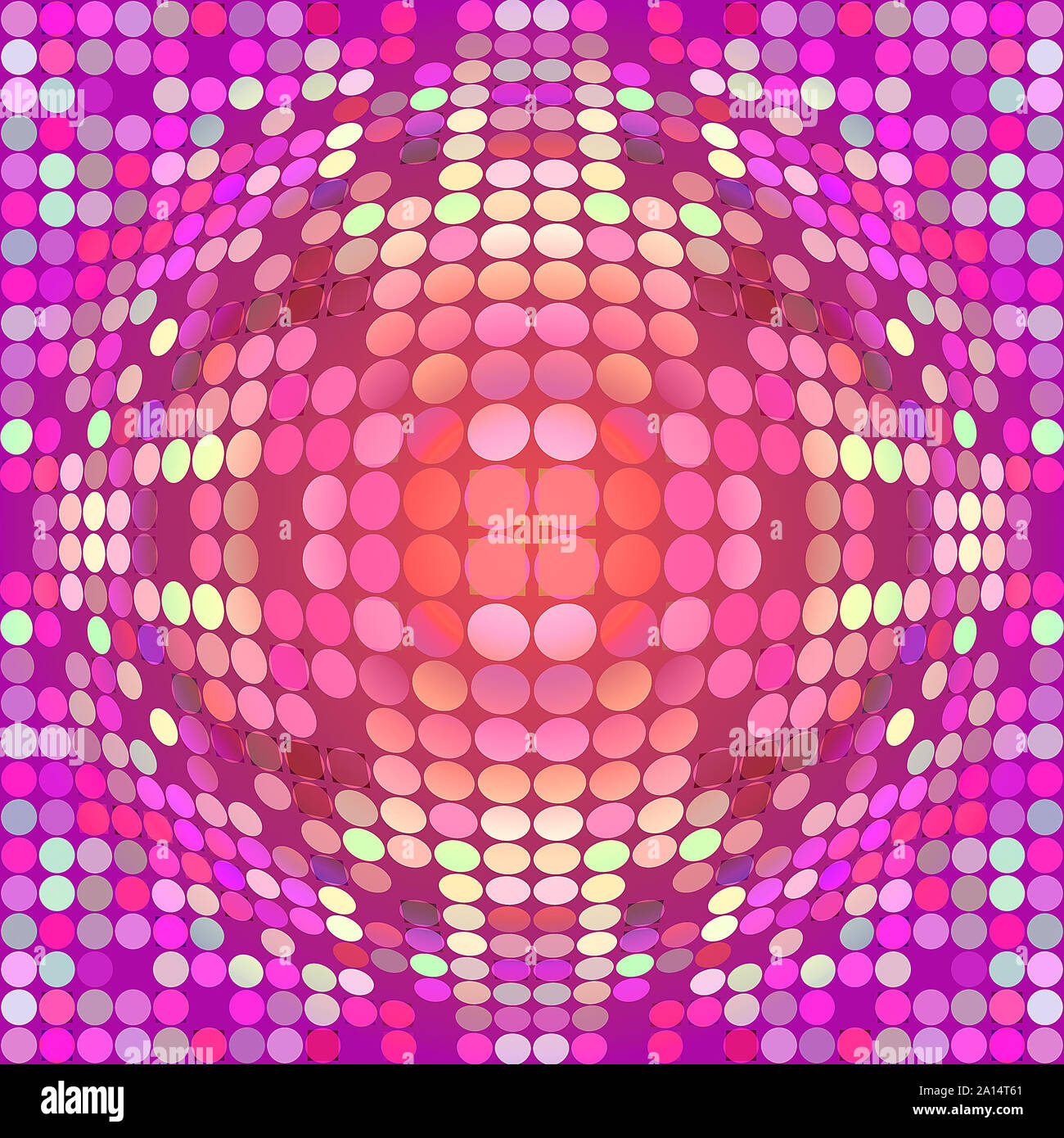 Abstract colorful distorted dotted, circular texture background Stock ...