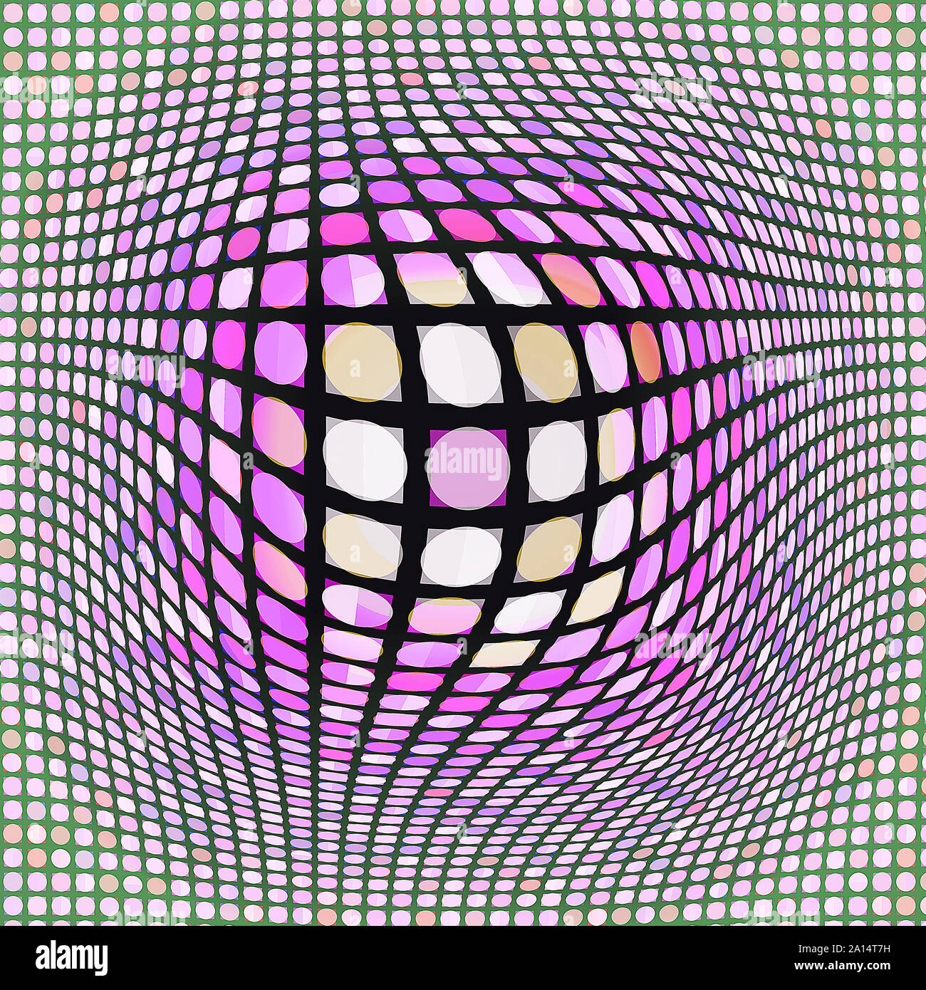 Abstract colorful distorted dotted, circular texture background Stock ...